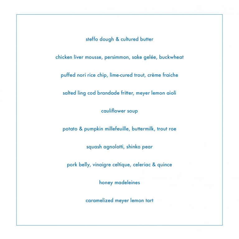 Dinner No. 3: Ling Cod Brandade Fritters, Chicken Liver Mousse & Lime ...